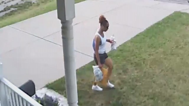 Woman Caught On Camera Stealing Packages Off Kirkwood Front Porc
