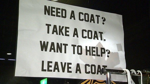 'Take one, leave one' coat racks keeping those in need warm - KMOV.com